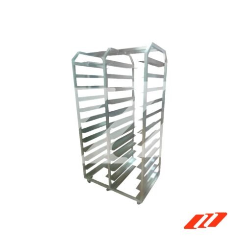 Coche Rack Panadero de Acero Inoxidable para 24 Bandejas - Aceros UP