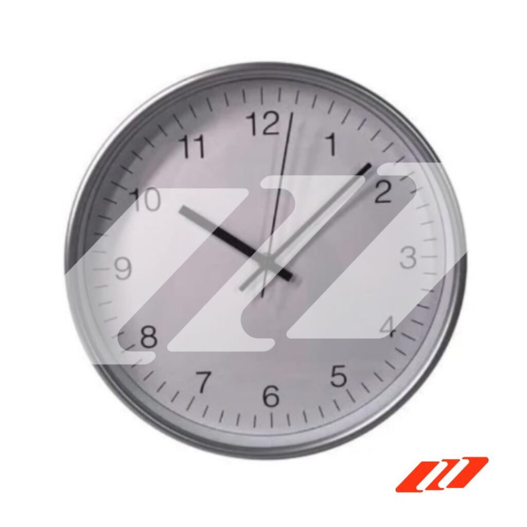 Reloj Análogo de una Esfera de Pared con Marco de Plástico 30cm - Aceros UP